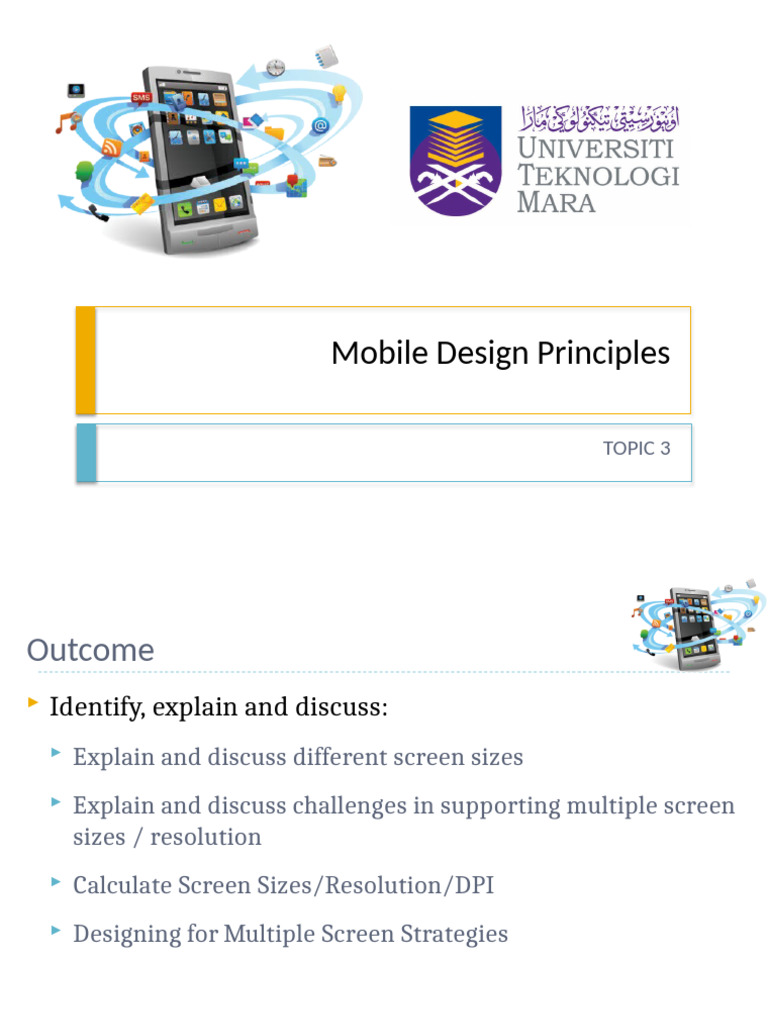 ICT650.602 - Week4 - Mobile Design Principles | PDF | Computer Graphics ...