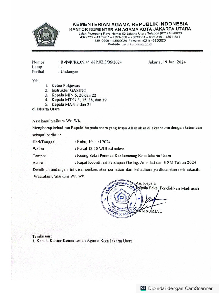 4541.undangan Rapat Koordinasi AMSILATI, GASING, KSM 2024 | PDF