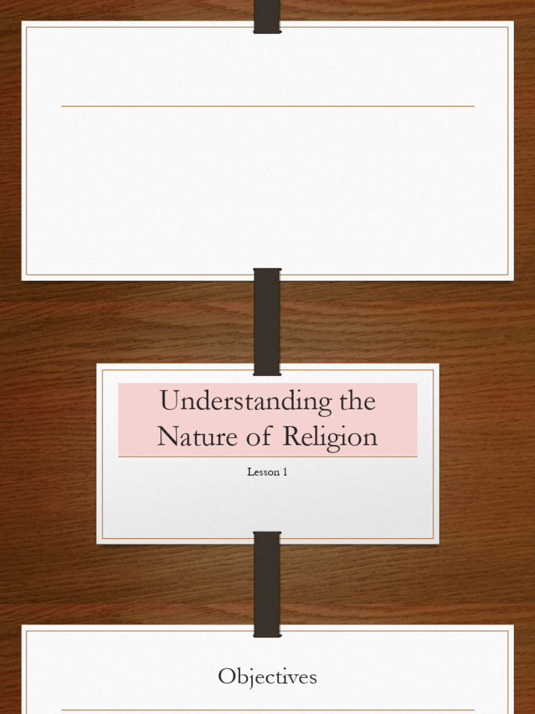 Understanding The Nature of Religion | PDF | Monotheism | Polytheism