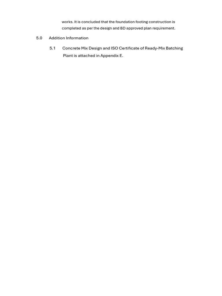5374 Foundation Report of Footing - R 5 | PDF