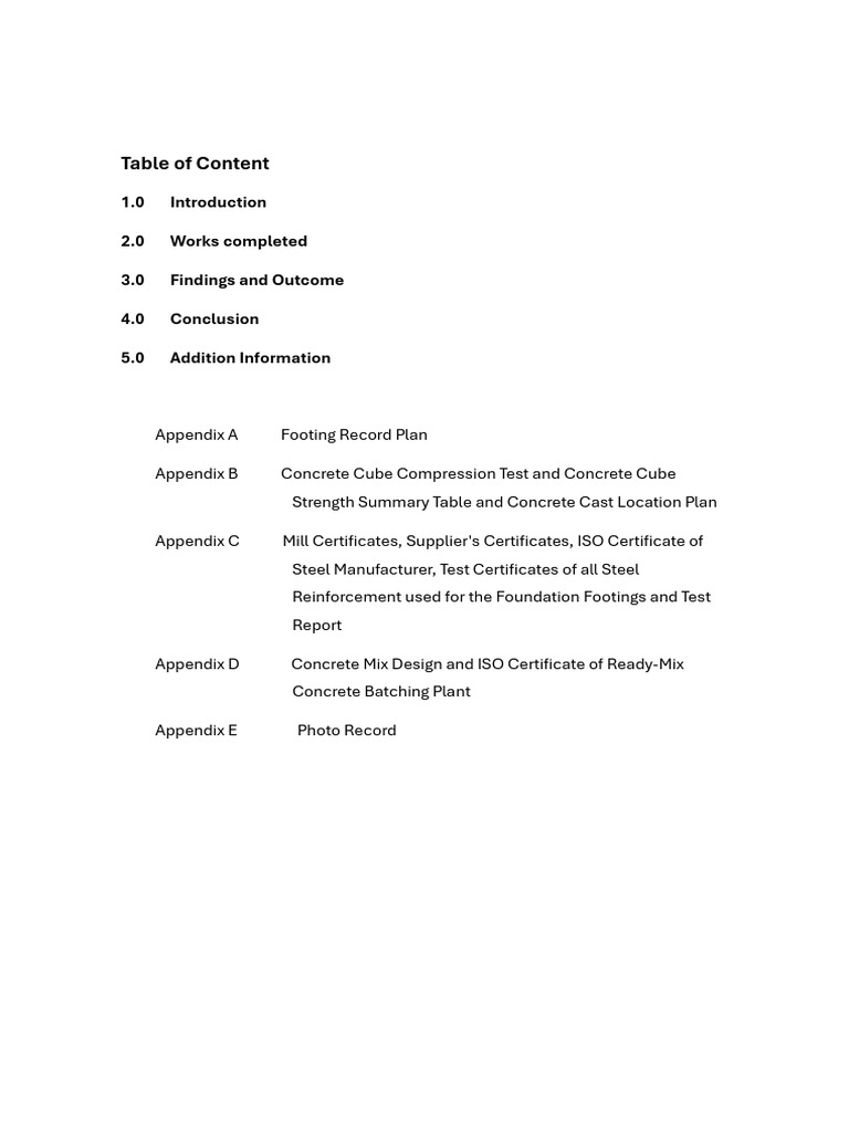 5374 Foundation Report of Footing - R 3 | PDF