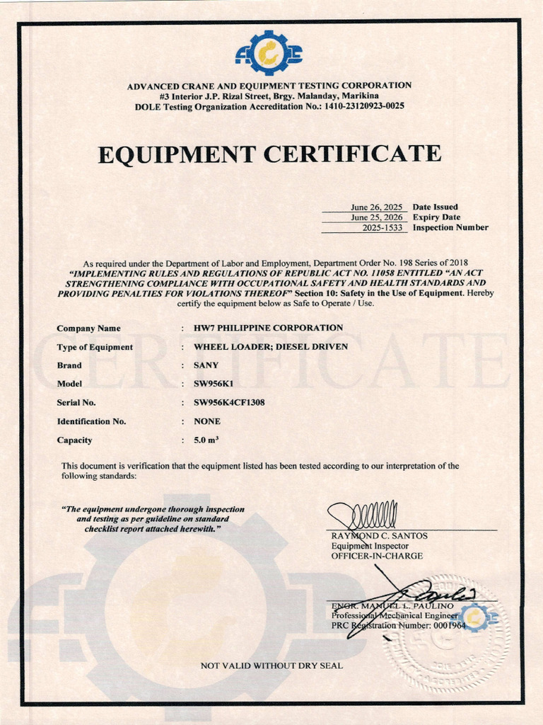 Hw7 Wheel Loader (2025-1533) | PDF
