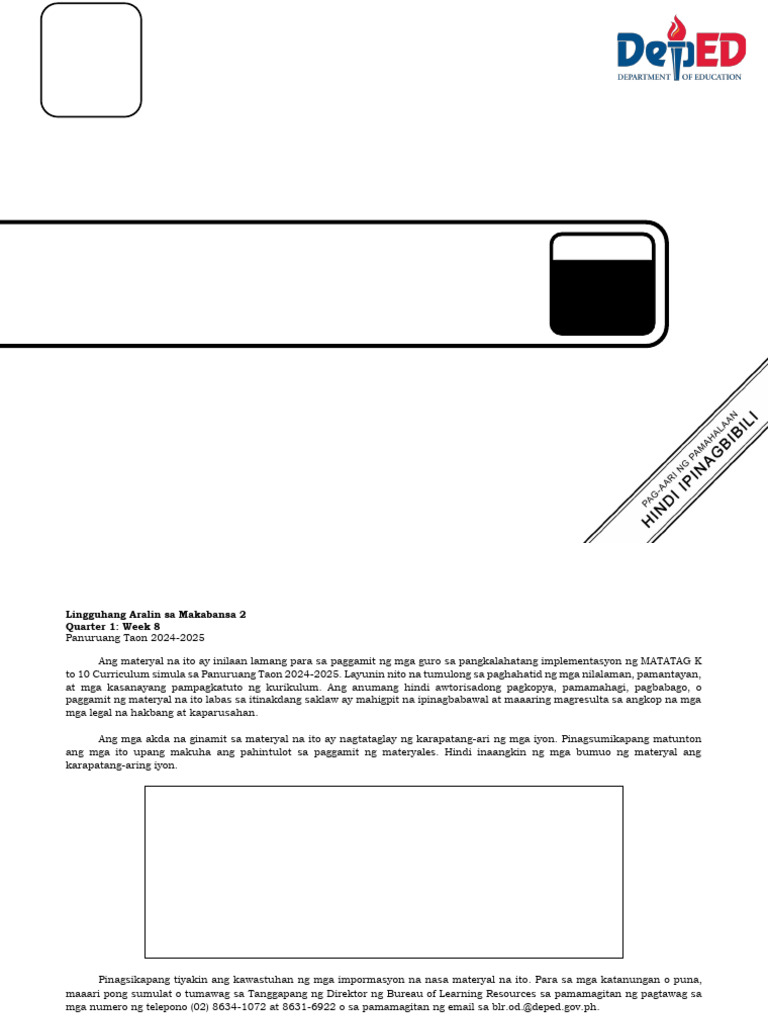 Revised Le Makabansa2 q1 - w8 With Footnote | PDF