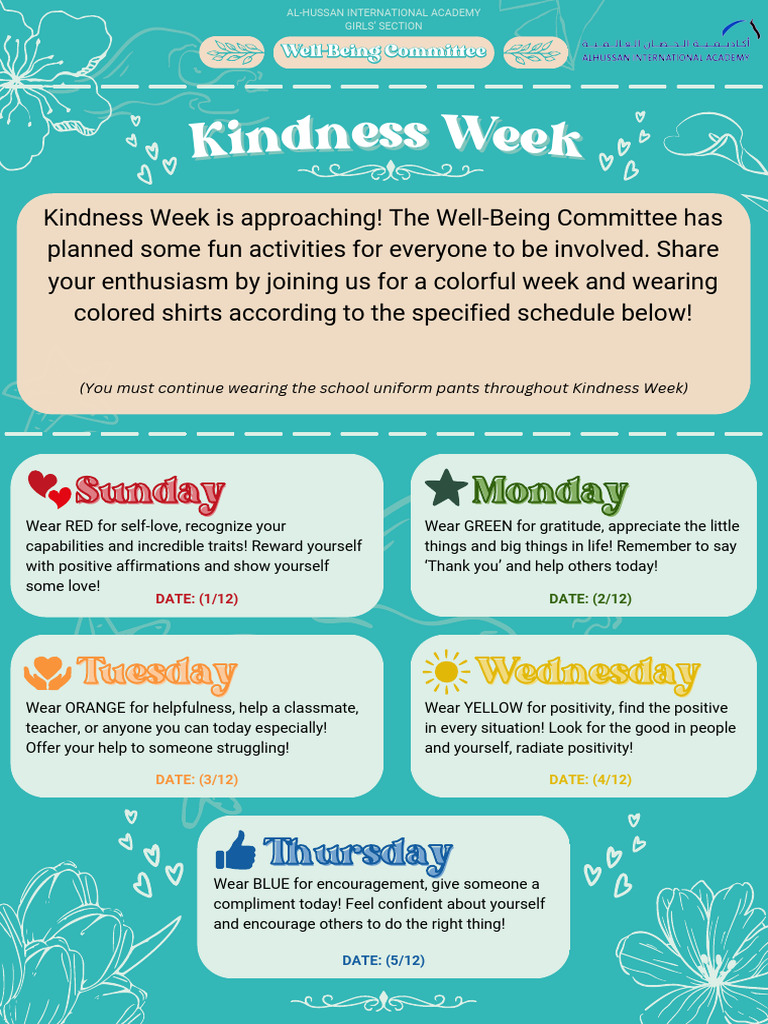 Kindness Week Poster | PDF
