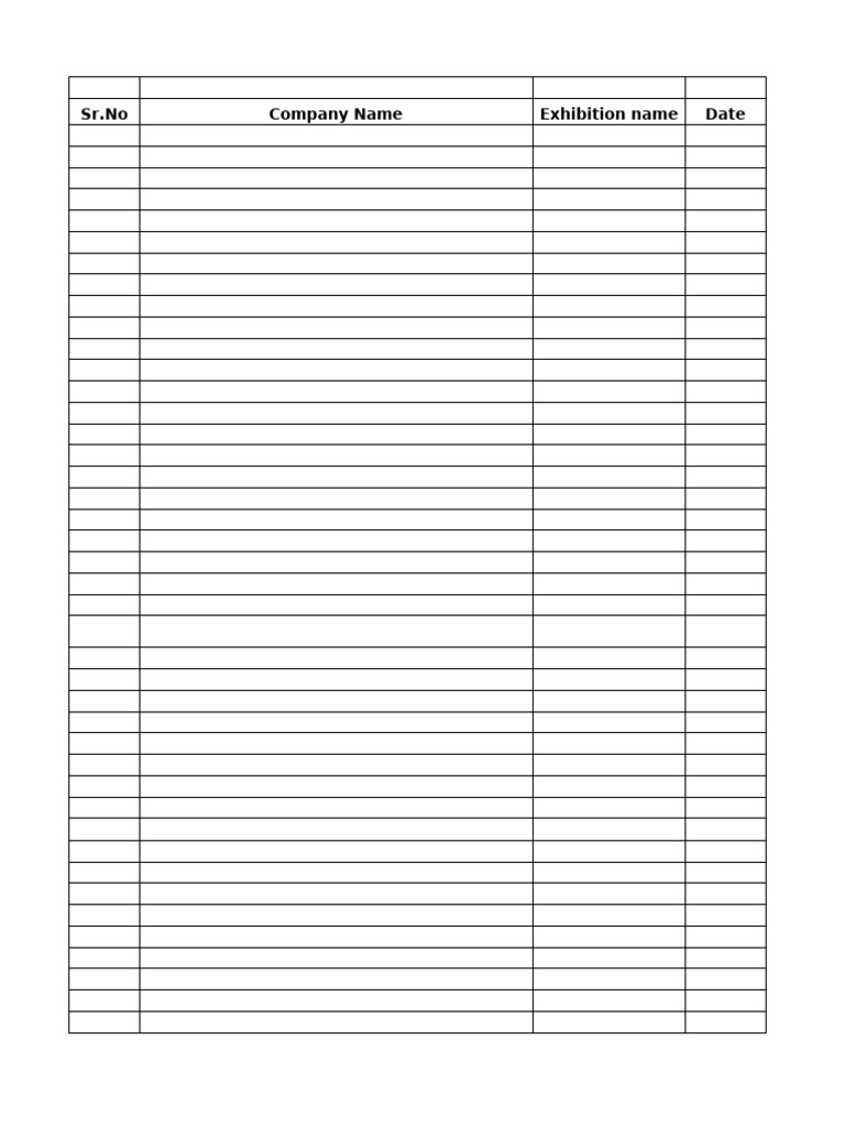 Follow Up List Format | PDF