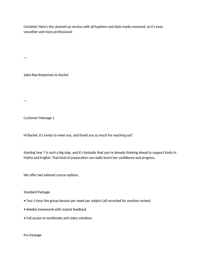 Year 7 Maths and English Course Options | PDF