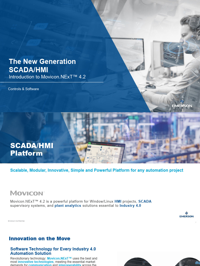 Introduction To SCADA-OEE MoviconNExT | PDF | 3 D Computer Graphics ...
