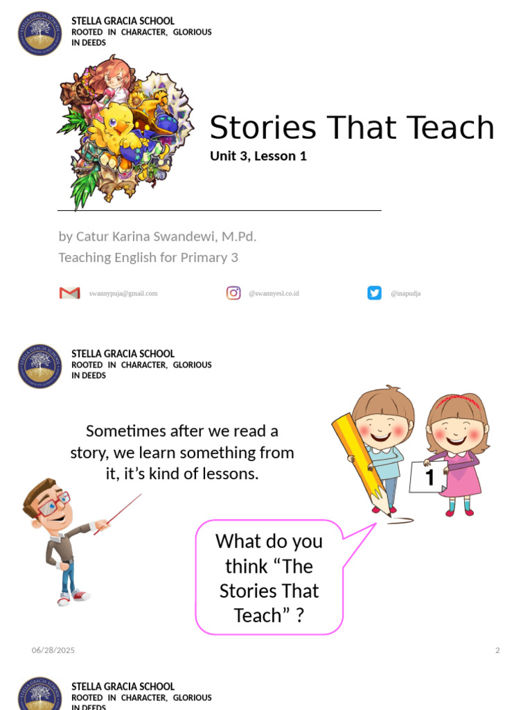 Fables for Teaching English Lessons | PDF | Fable | Anthropomorphism