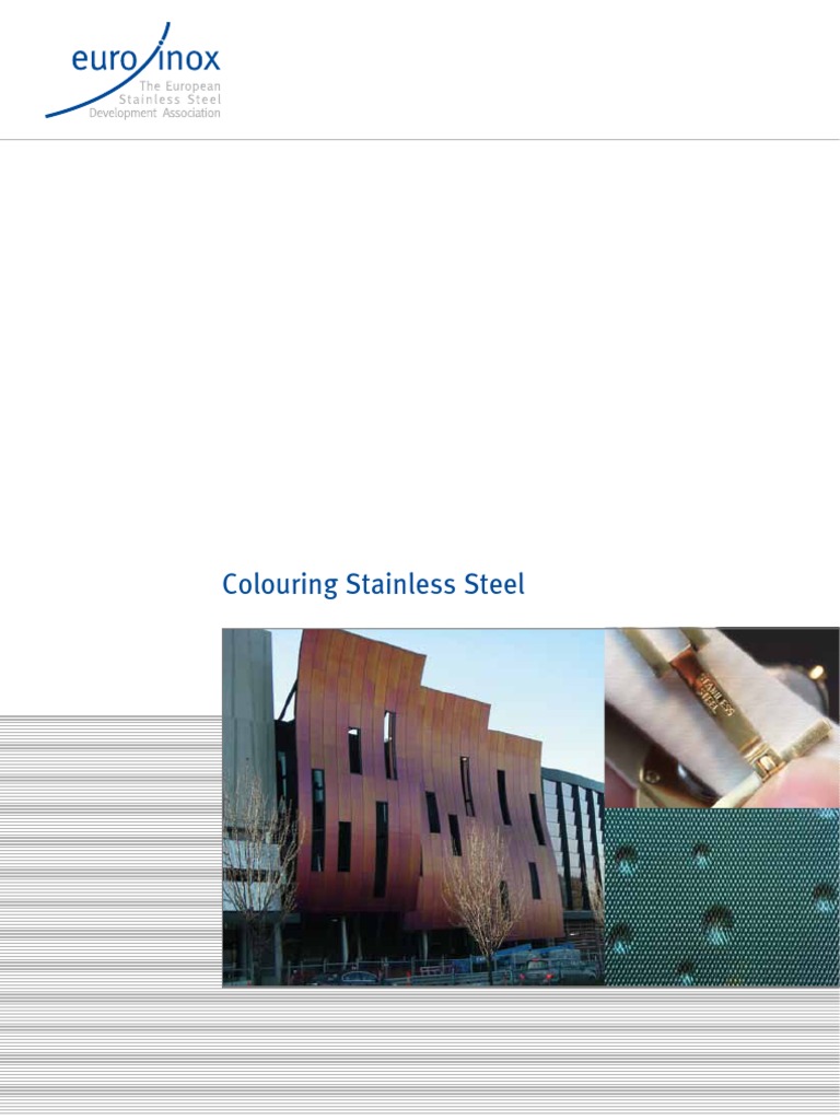EURO INOX - Colouring Stainless Steel | PDF | Stainless Steel | Sputtering