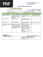 Forklift Operation Job Safety Analysis | PDF | Forklift | Personal ...