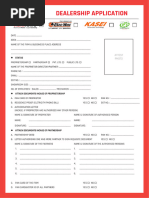 New Dealer Application Form | PDF