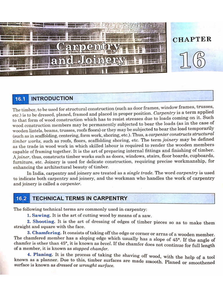 Carpentry Joint | PDF