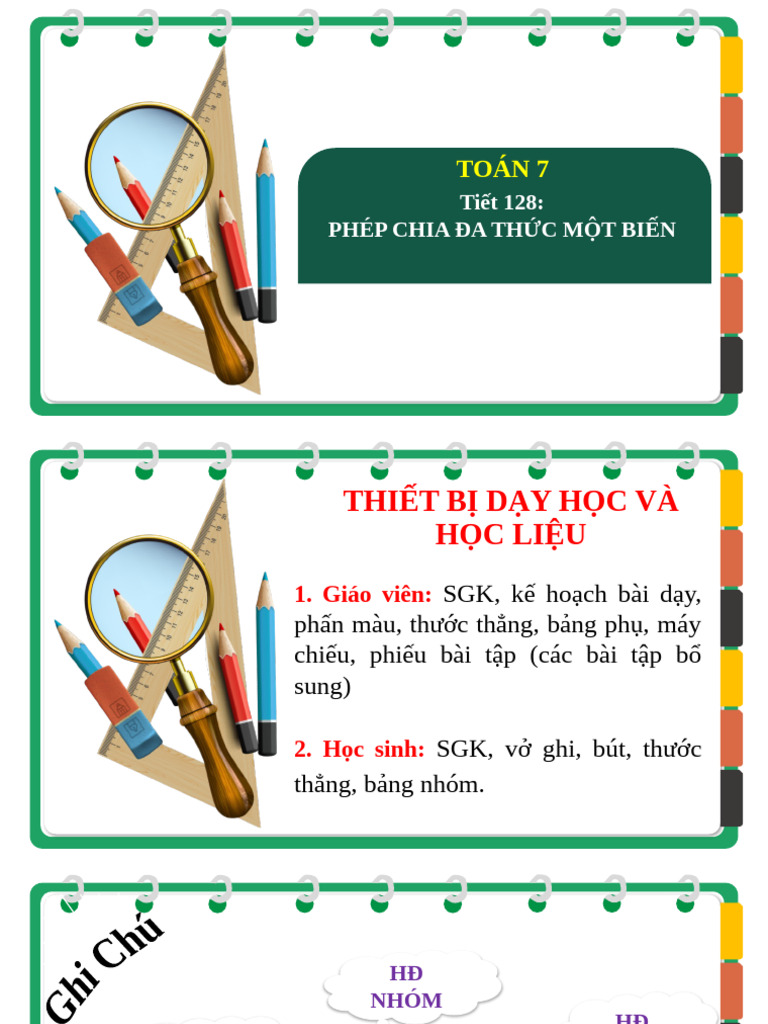 t7cd c6 b5 t3 Phep Chia Da Thuc Mot Bien 01062023 | PDF