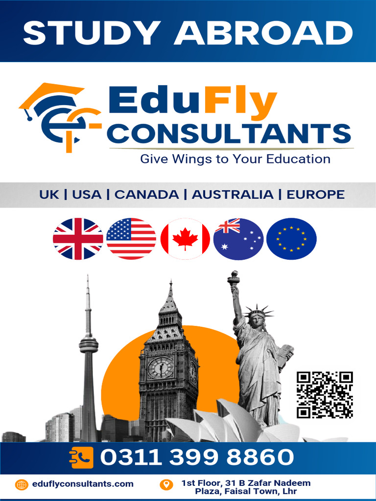 EduFly: Study Abroad Consultants | PDF