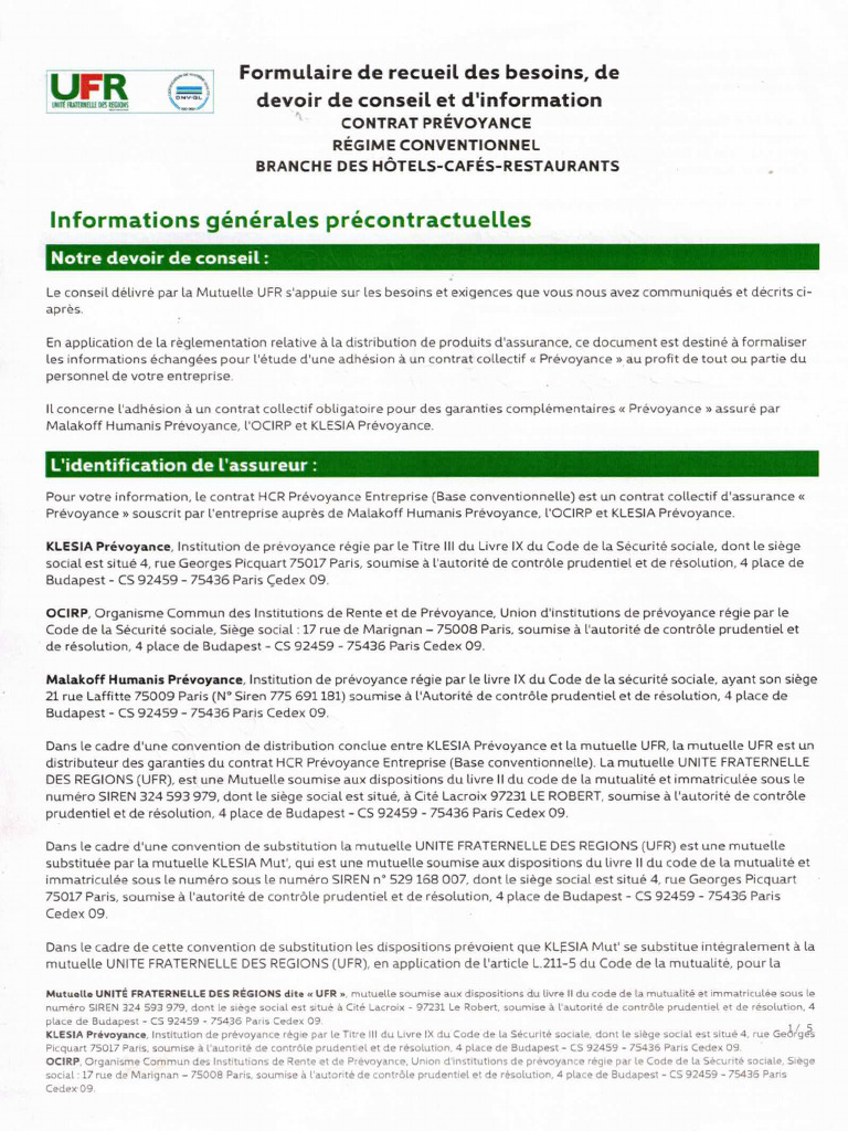 Assurances | PDF