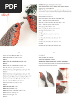 Knitted Robin Pattern Instructions | PDF | Knitting | Clothing