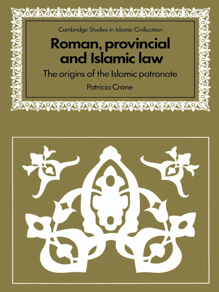Roman, Provincial and Islamic Law C1aa | PDF