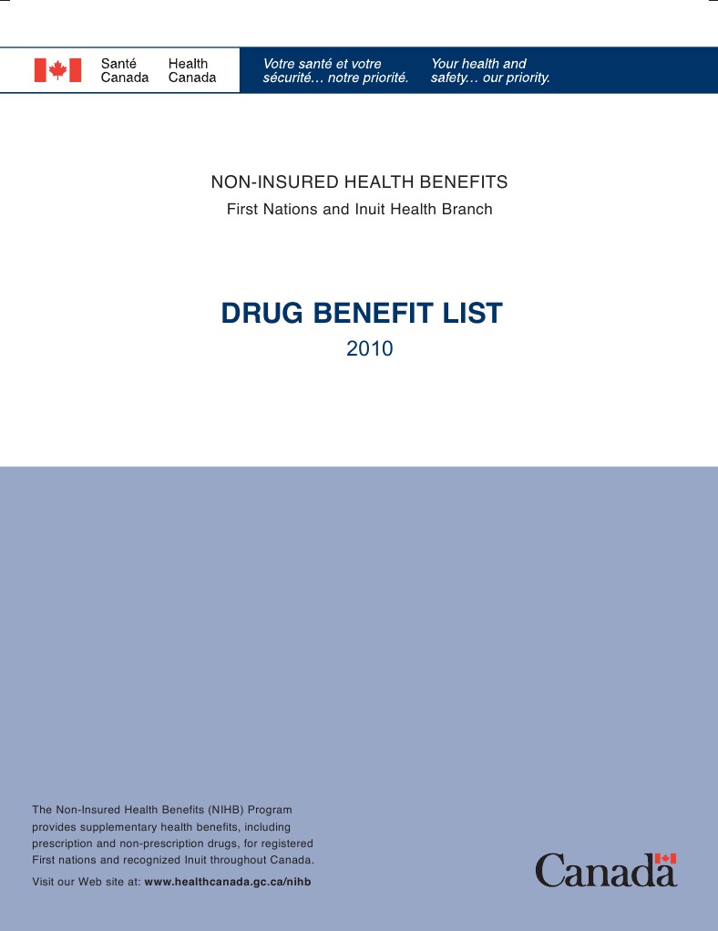 Drug Benefit List | PDF | Prescription Drugs | Medical Prescription