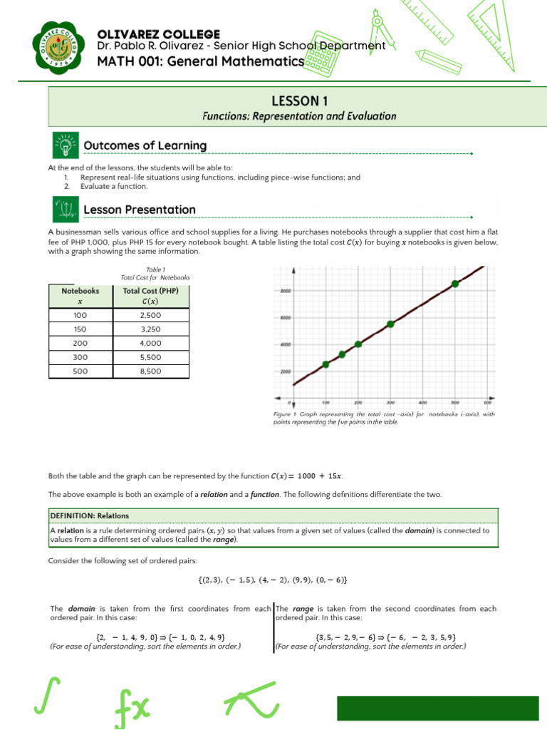 Evaluating Functions and Their Applications | PDF | Function ...