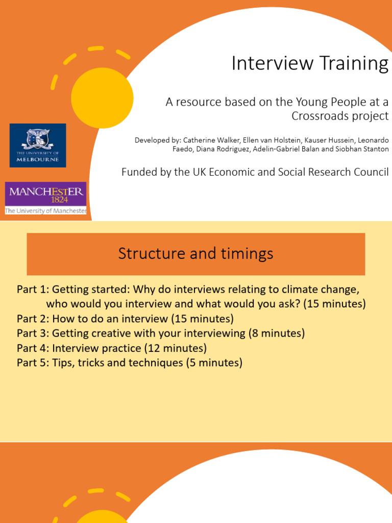 YPX Interview Training Slides | PDF | Natural Environment
