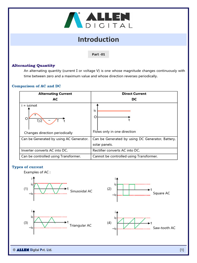 Theory Pdf Alternating Current Electrical Network