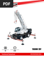 RT880E 80 Ton Crane Load Chart | PDF | Crane (Machine)
