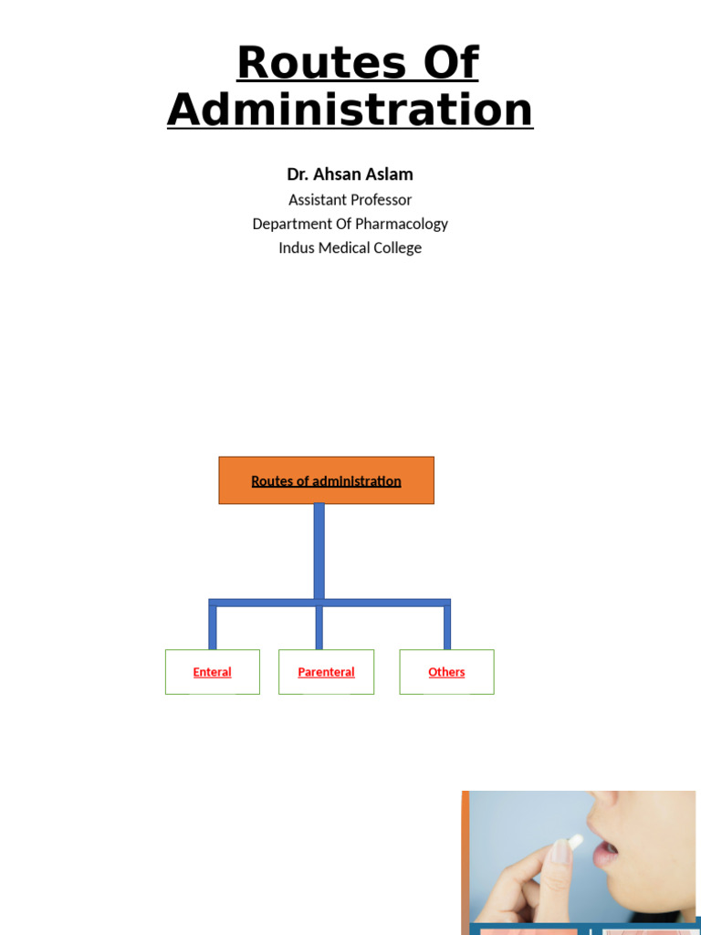 Routes of Administration | PDF | Bioavailability | Pharmacy