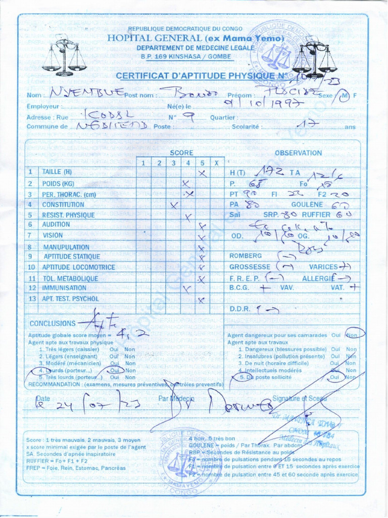 Aptitude Physique | PDF