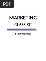 Marketing Class 12 Textbook | PDF | Marketing | Product (Business)