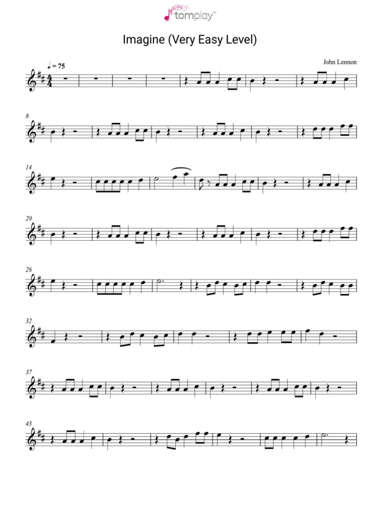Imagine (Very Easy Level) | PDF