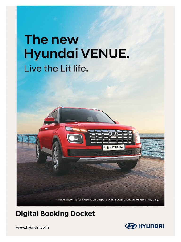 Digital Booking Docket for Hyundai Venue | PDF | Receipt | Banks