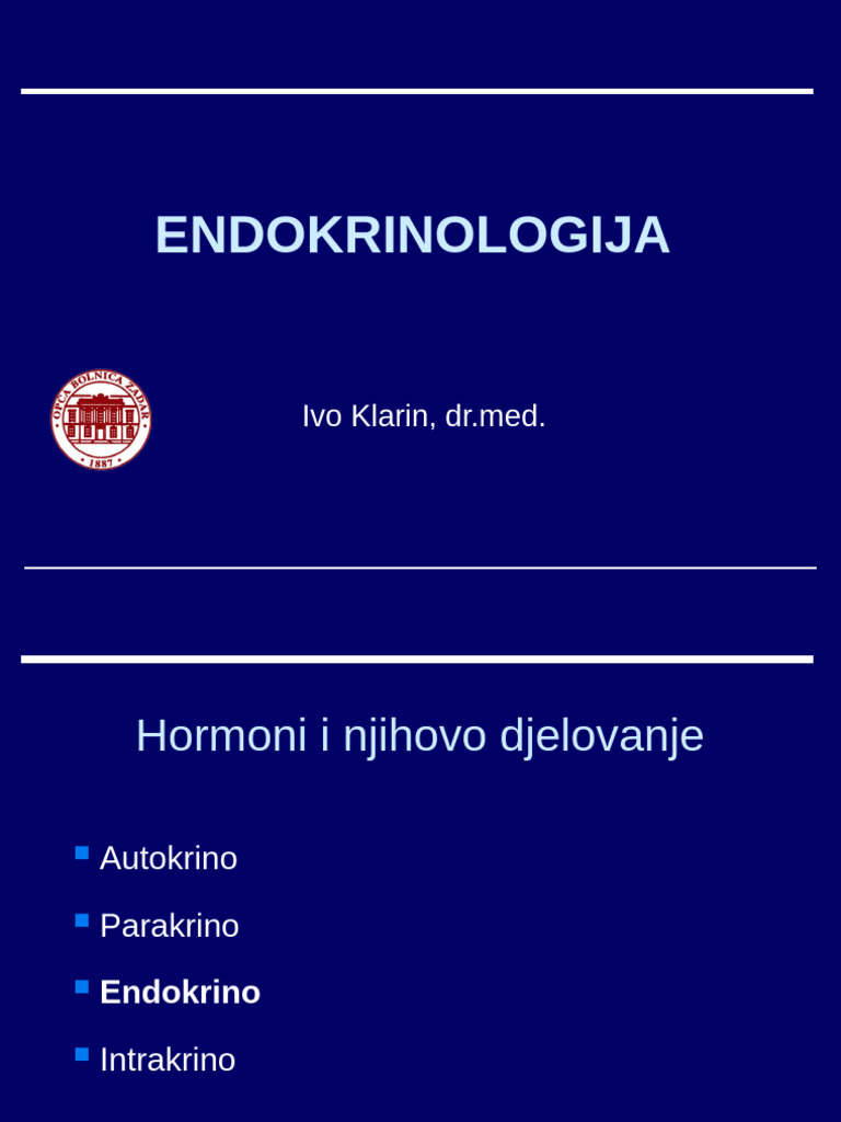 Patofiziologija Endokrinologija | PDF
