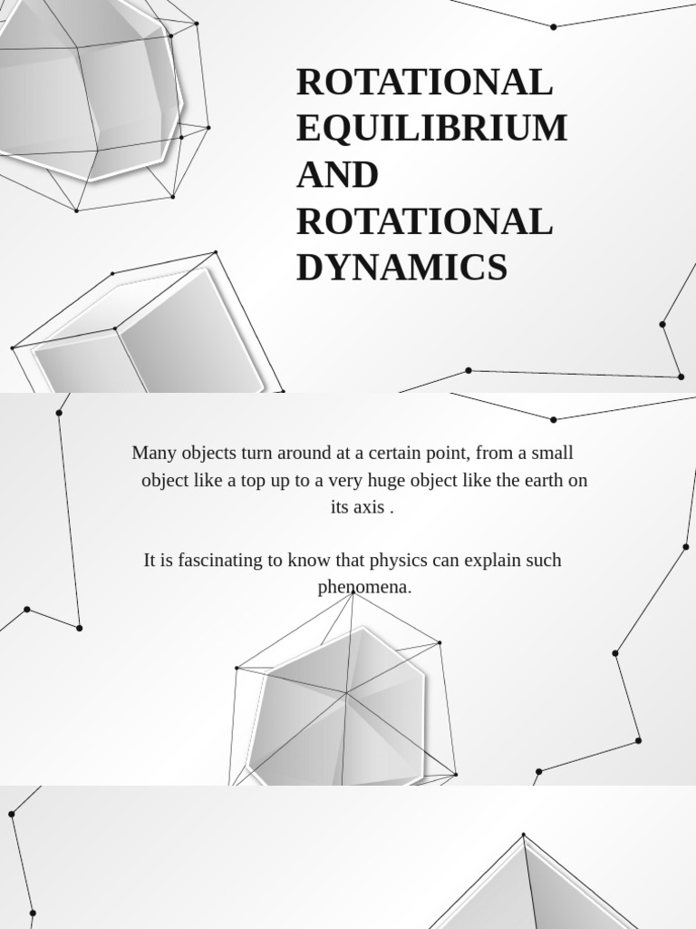 Rotational Equilibrium and Rotational Dynamics | PDF | Rotation Around A Fixed Axis | Torque