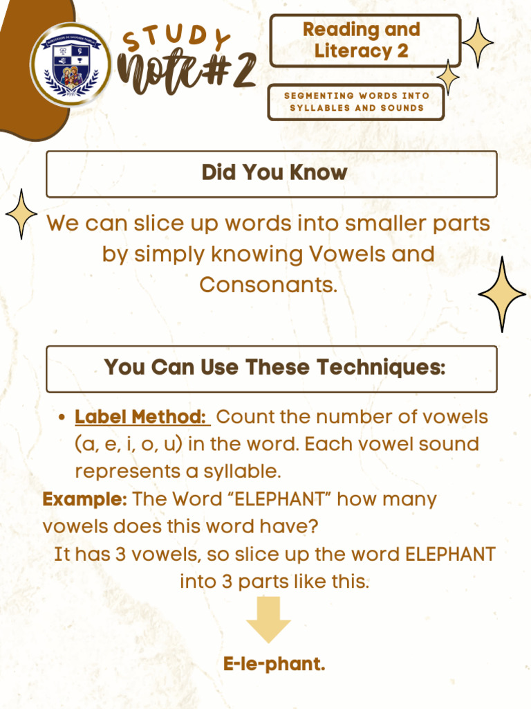 Techniques for Segmenting Words | PDF | Syllable | Word