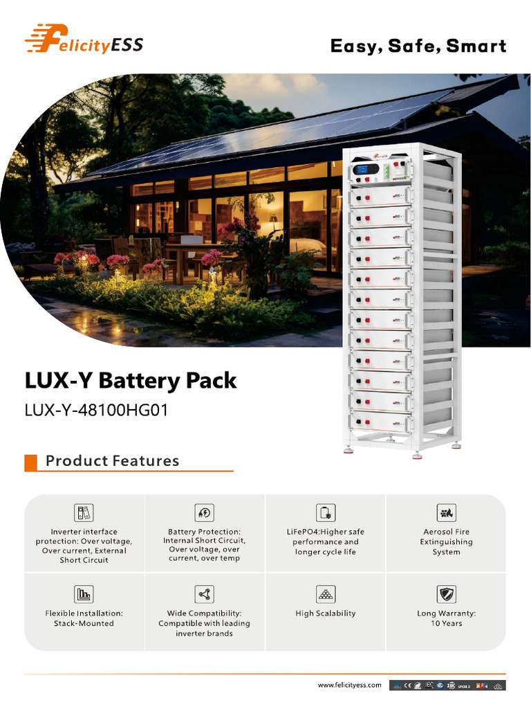 LUX Y 48100HG01 Lithium Battery Datasheet 202408 | PDF
