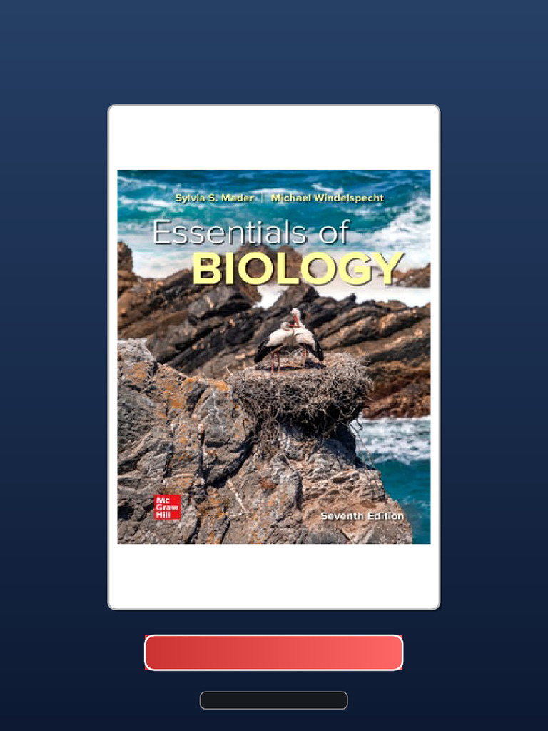 Essentials of Biology 7th Edition Mader Solution Manual Full Download | PDF | Genetics | Evolution