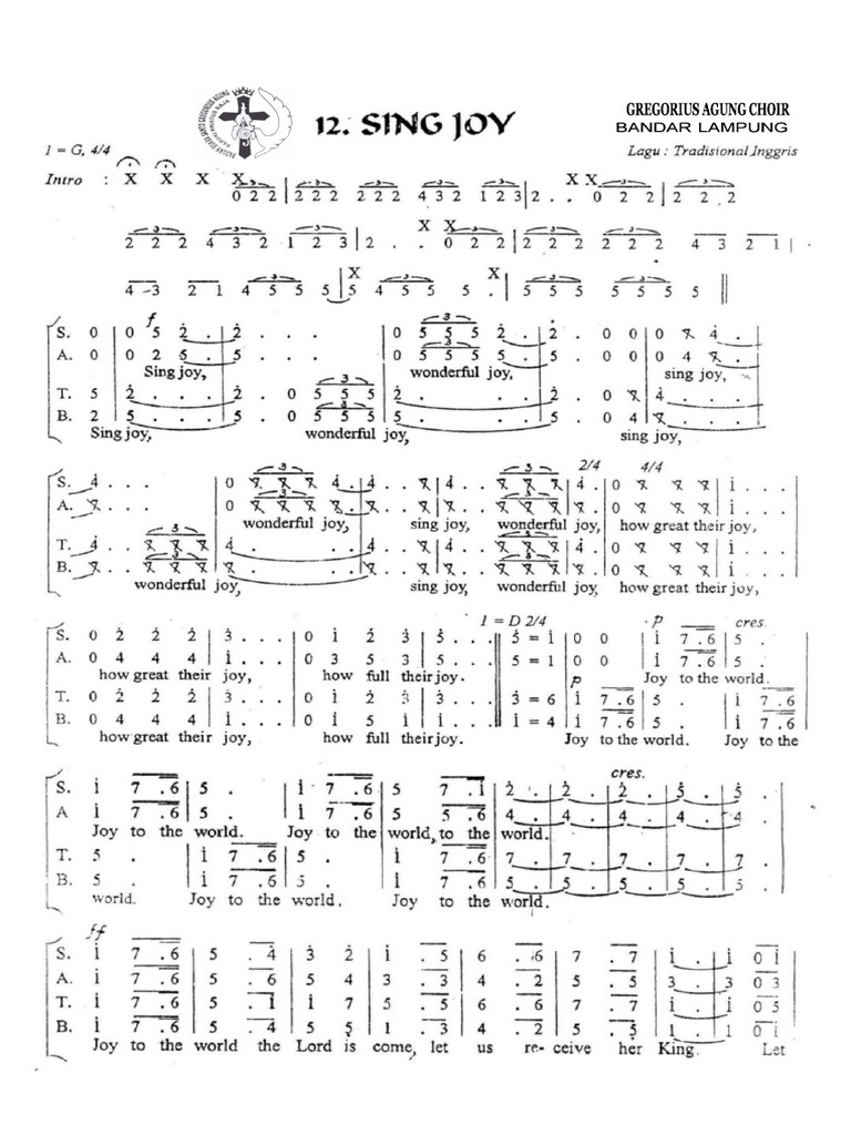 Sing Joy | PDF