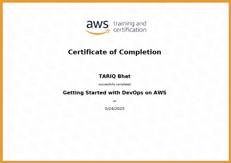 2000 3 8030746 1748135426 AWS Course Completion Certificate | PDF