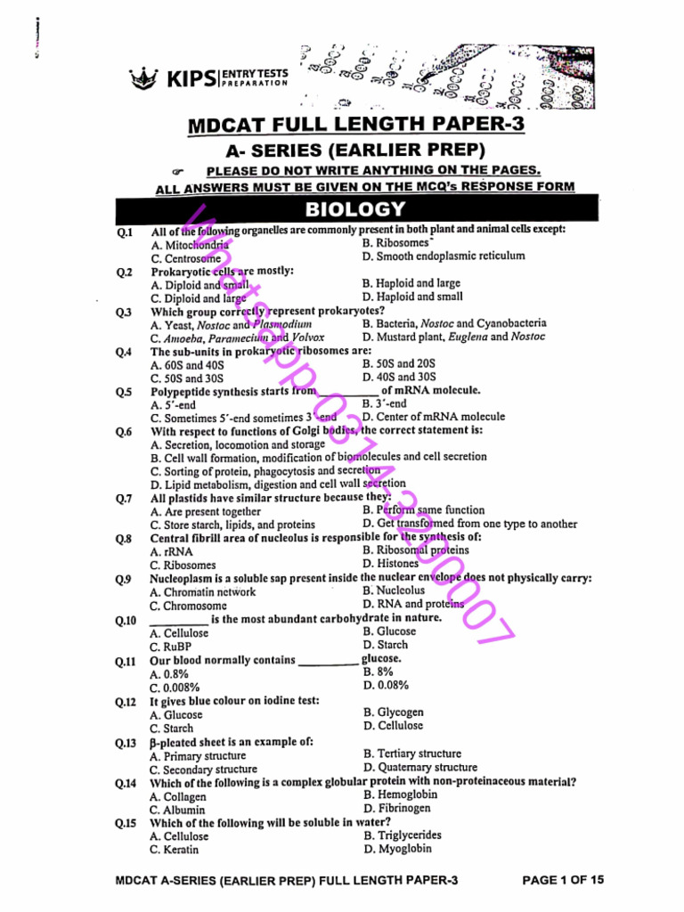 Flp-3 Kips 2024 A-S + Key | PDF