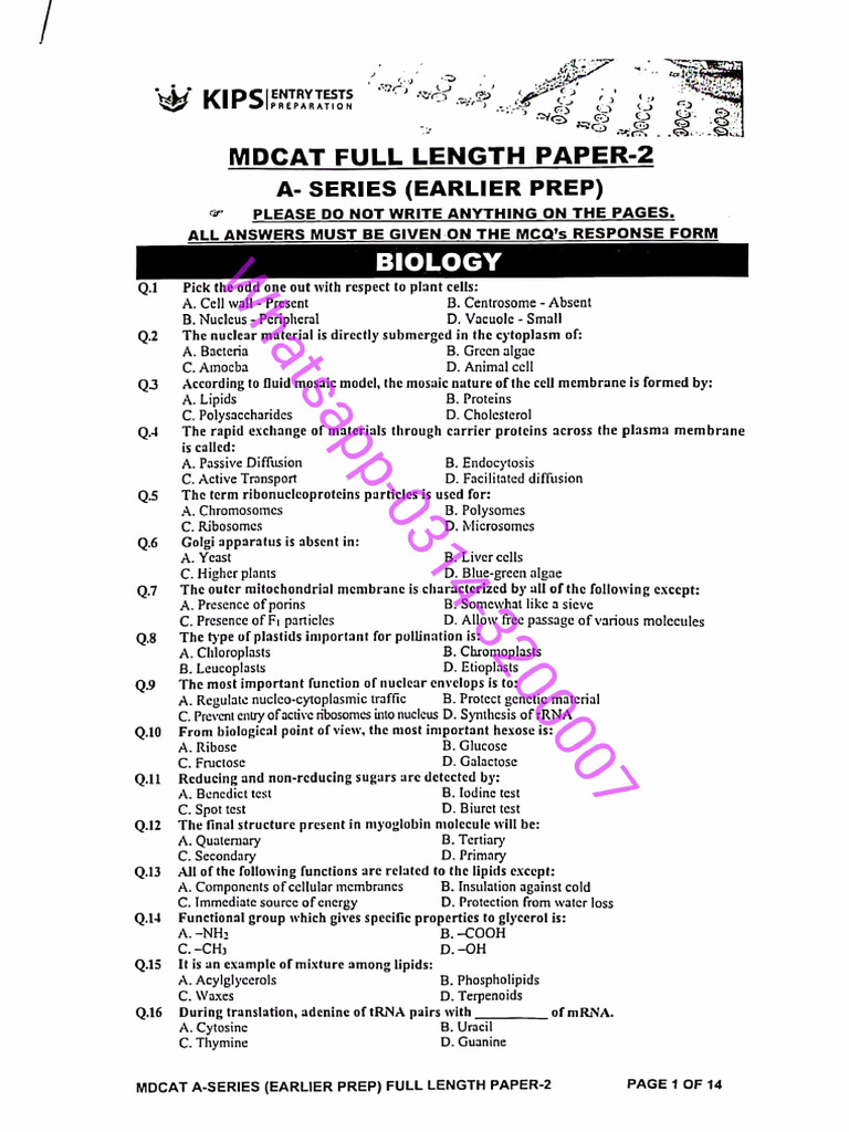 Flp-2 Kips 2024 A-S + Key | PDF