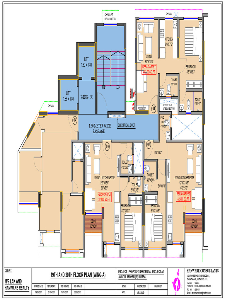 19th and 20th Floor Plan Overview | PDF