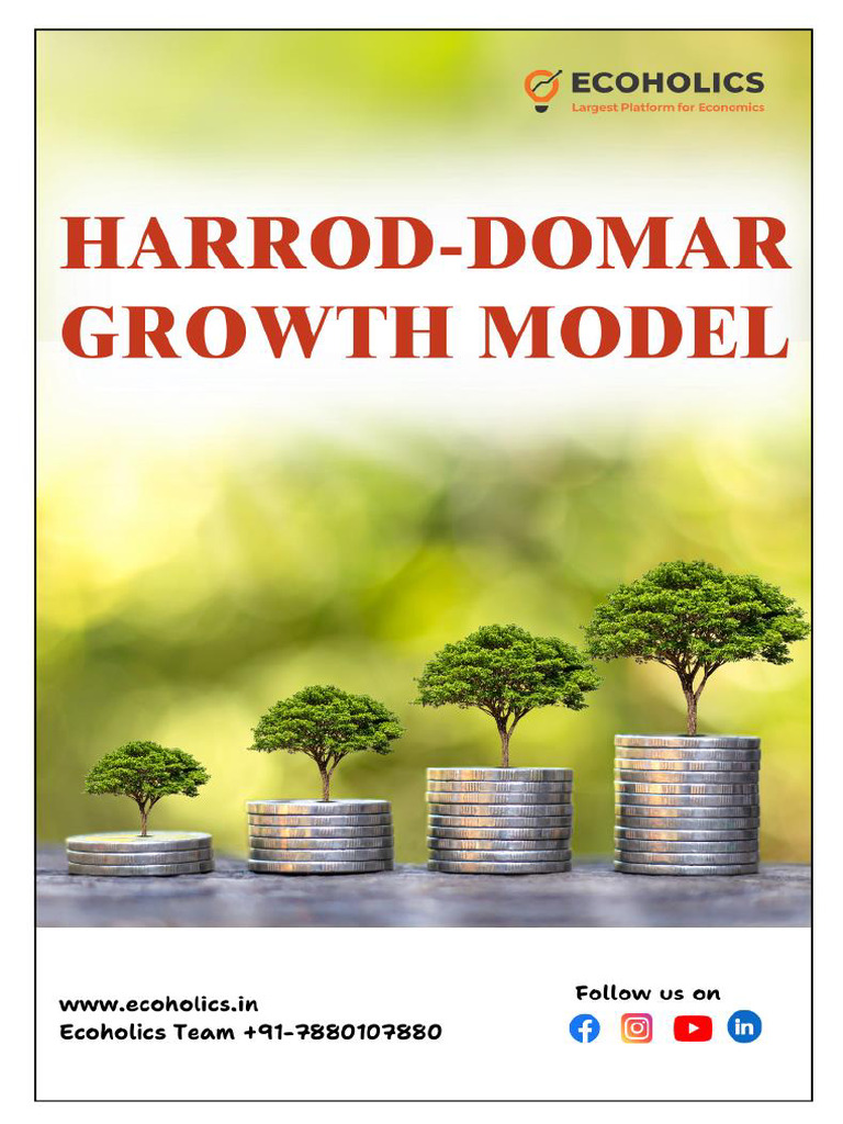 Harrod-Domar Growth Model Explained | PDF | Economic Growth | Economic ...