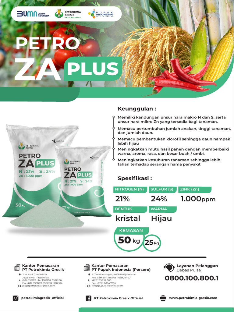 Brosur Petro ZA Plus | PDF