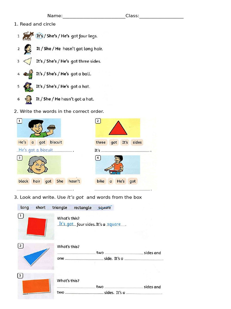 Ôn Tập Unit 10,11,12 Kids 1 | PDF