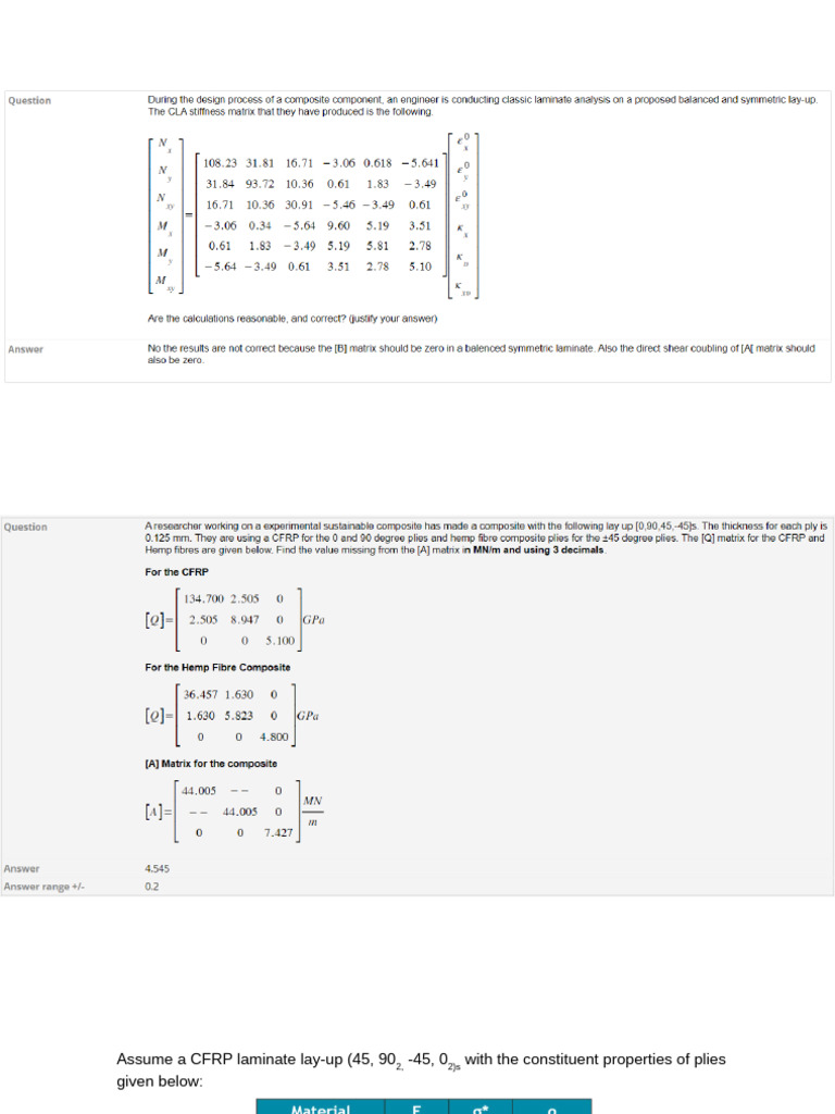 Example BlackBoard Test Questions | PDF