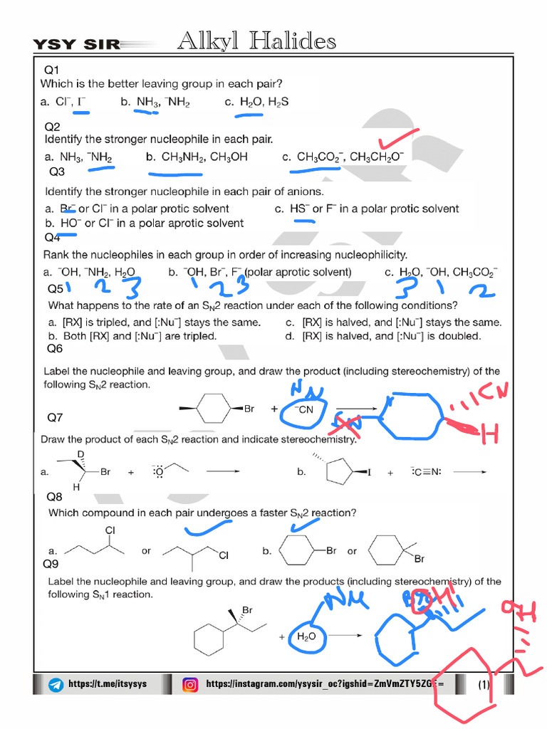 Alkyl Halides | PDF