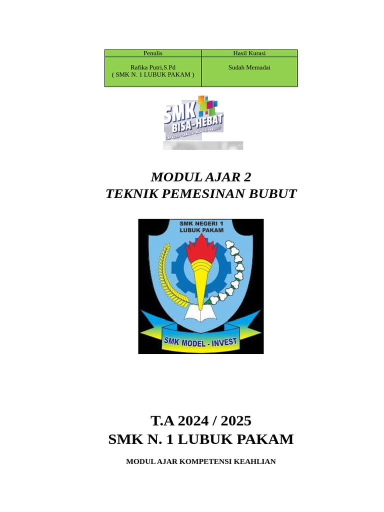 Modul Mesin Bubut | PDF