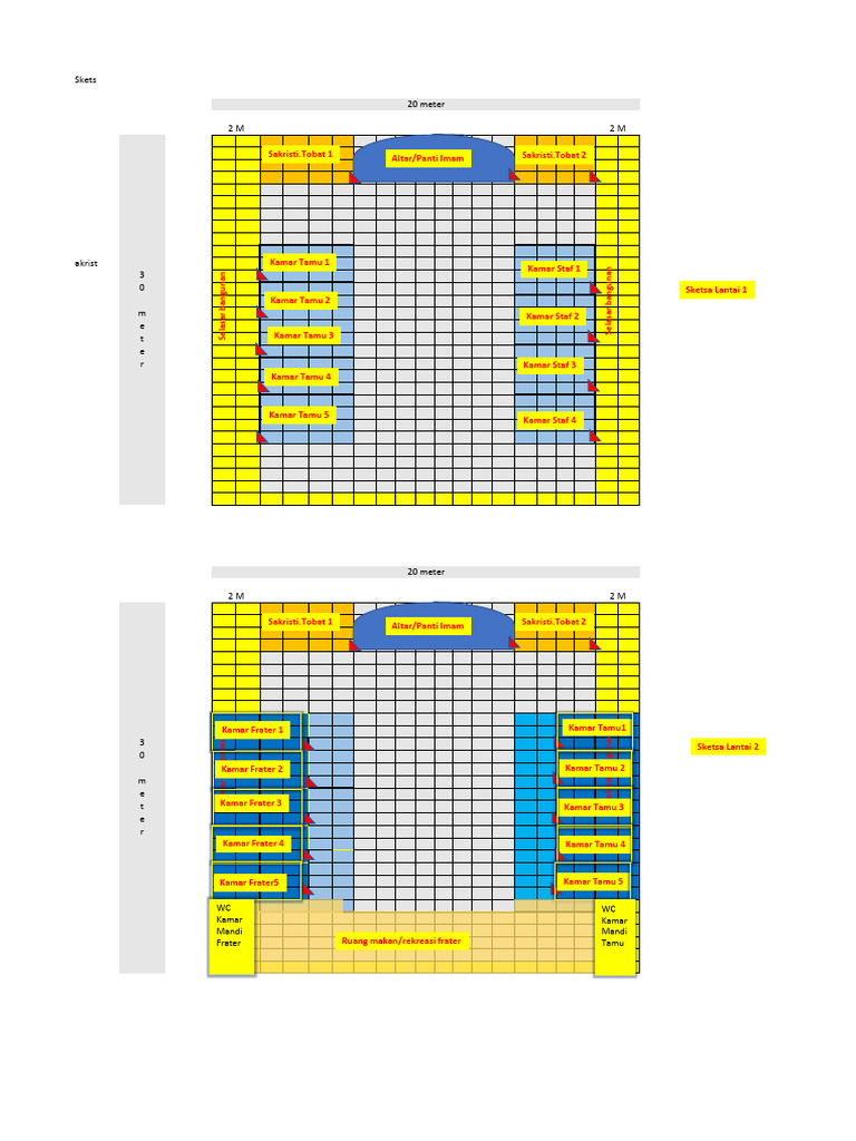 Sketsa Bangunan | PDF