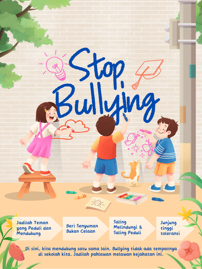 Poster Anti Bullying di Sekolah | PDF