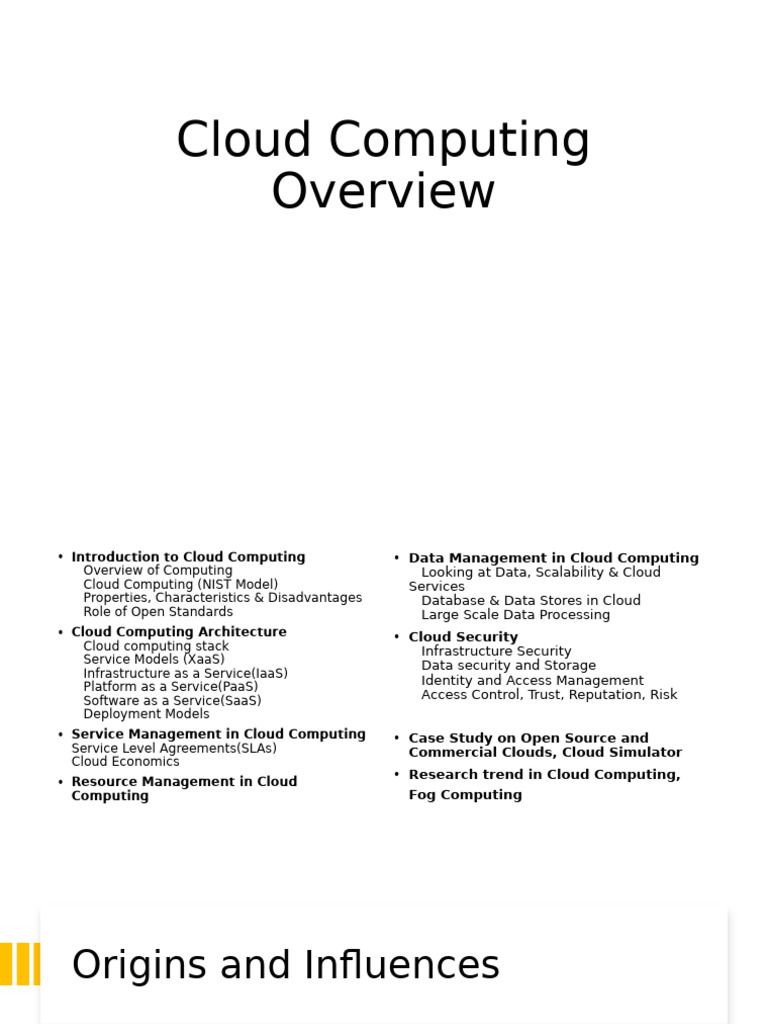 Cloud Computing Overview | PDF | Cloud Computing | Grid Computing